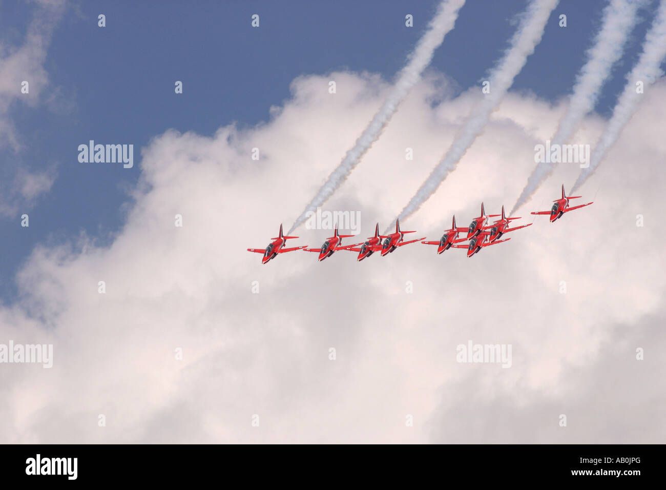 The Royal Air Force Aerobatic Team The Red Arrows Stock Photo - Alamy