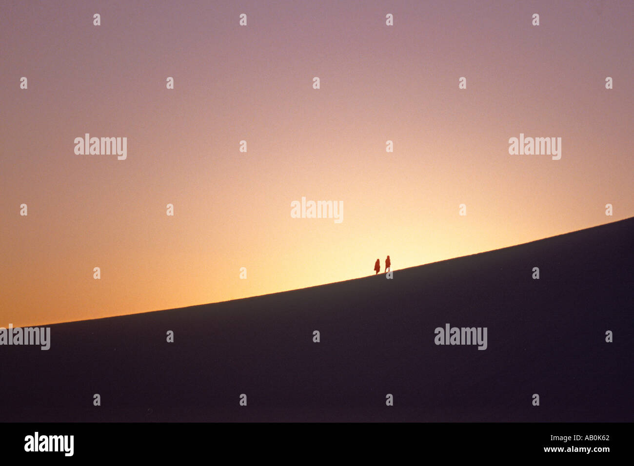 Walking On Flaming Mountain Turfan China Stock Photo - Alamy