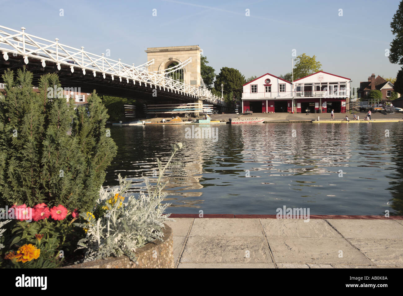 Marlow Rowing Clubhouse Stock Photo - Alamy