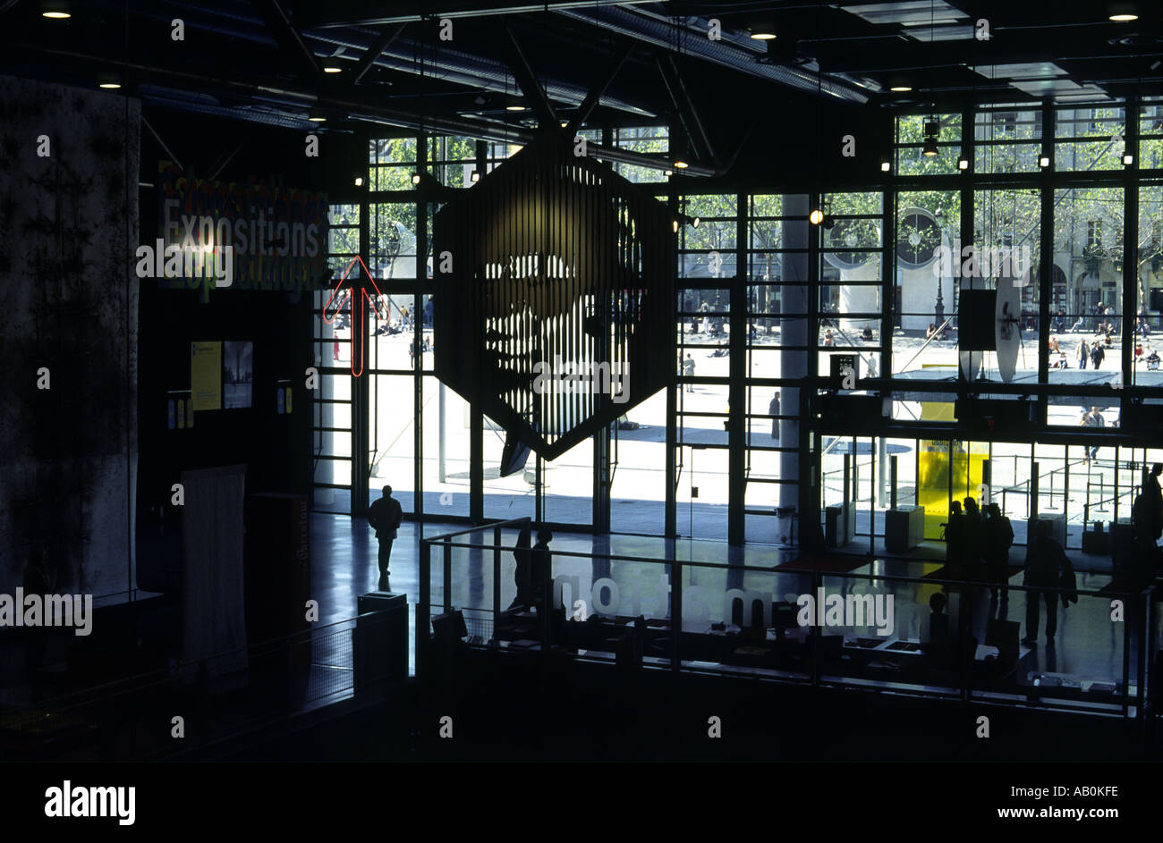 Pompidou centre interior in paris hi-res stock photography and images ...