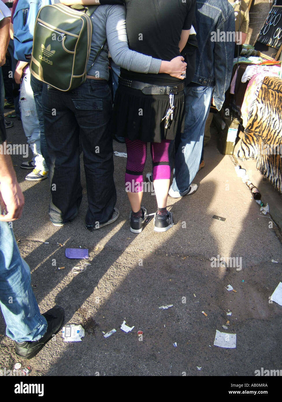 Teen girl blurred crowd hi-res stock photography and images - Alamy