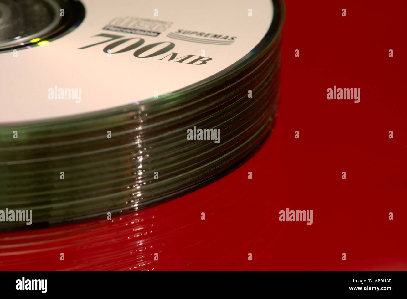 Cd disks stack close hi-res stock photography and images - Alamy