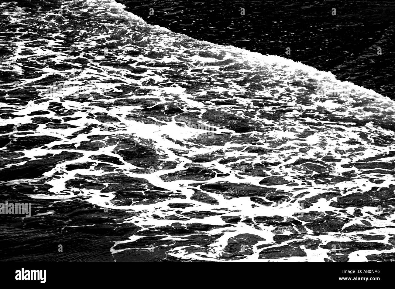 Black and white oceanscape high contrast Stock Photo - Alamy