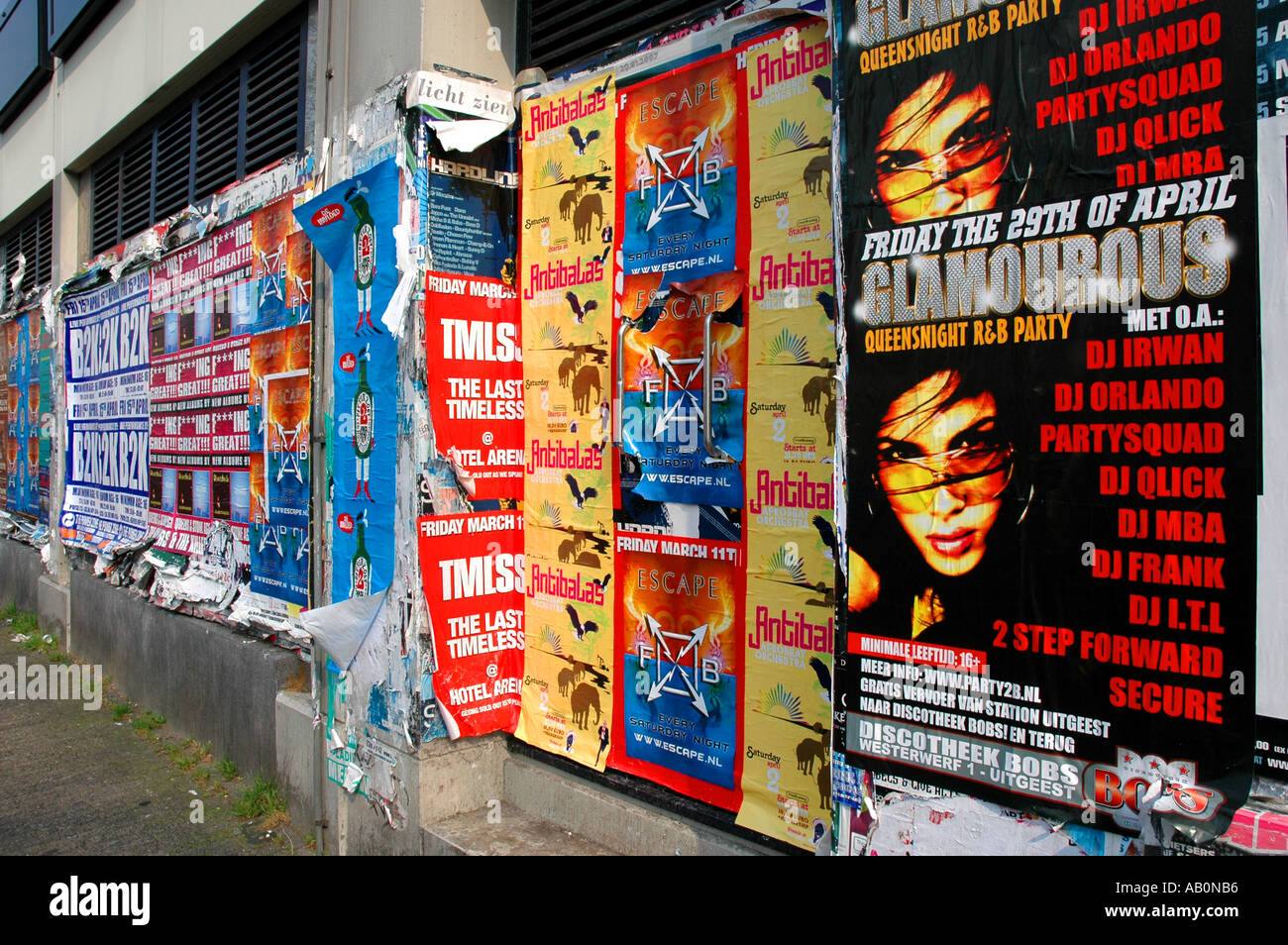 Street posters Amsterdam Holland Stock Photo - Alamy