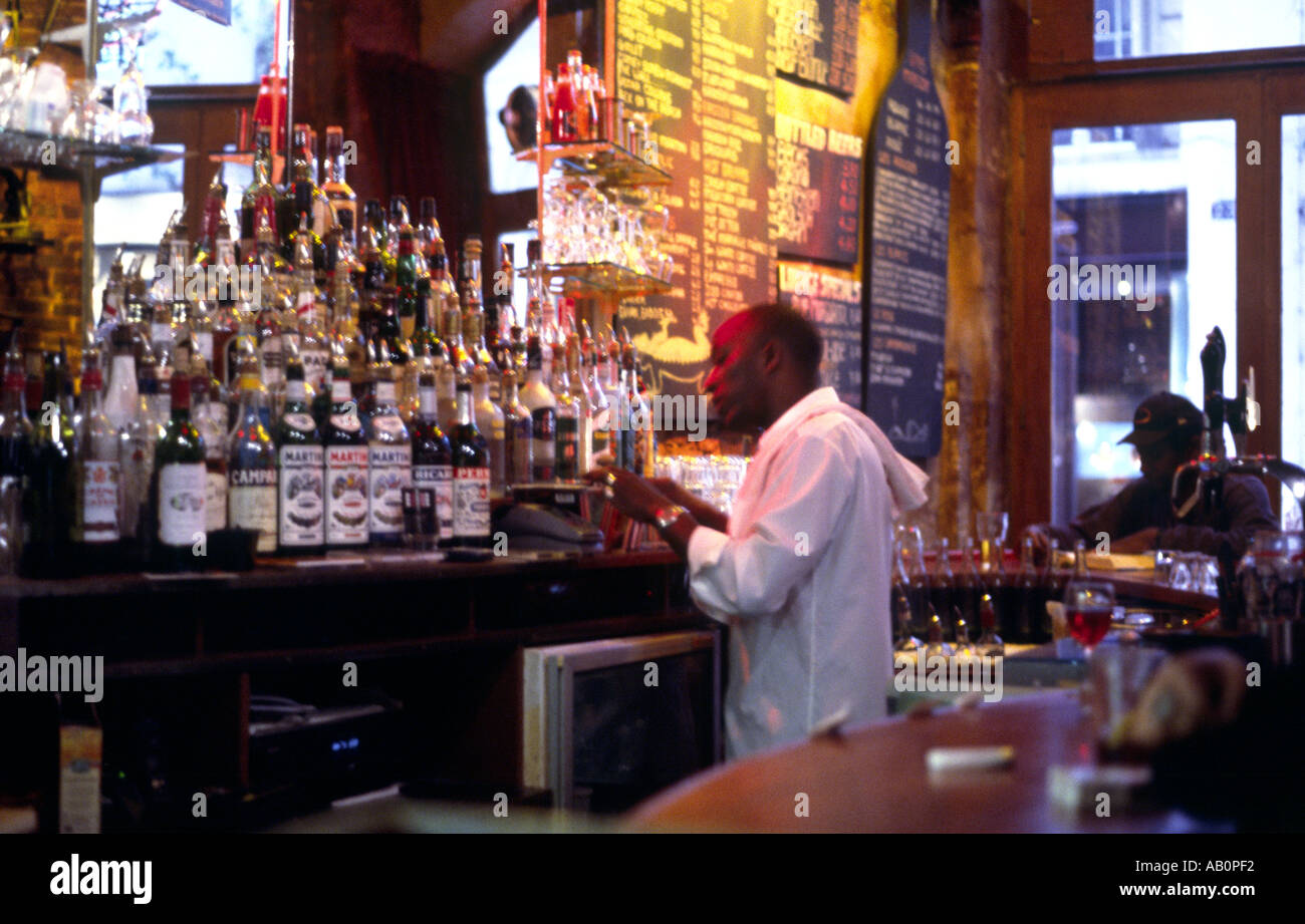 Lizard Lounge Bar on the rue Bourg Tibourg in the Marais in Paris ...
