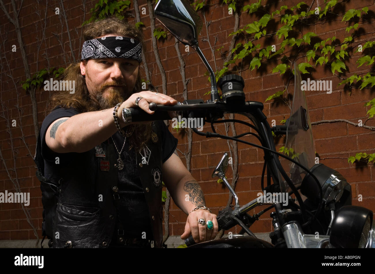 Hell's angels motorcycle tattoo hi-res stock photography and images - Alamy