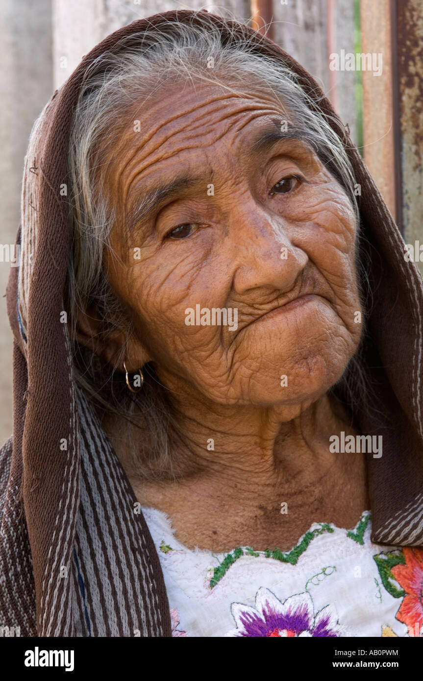 Old Mexican in traditional costume Stock Photo - Alamy