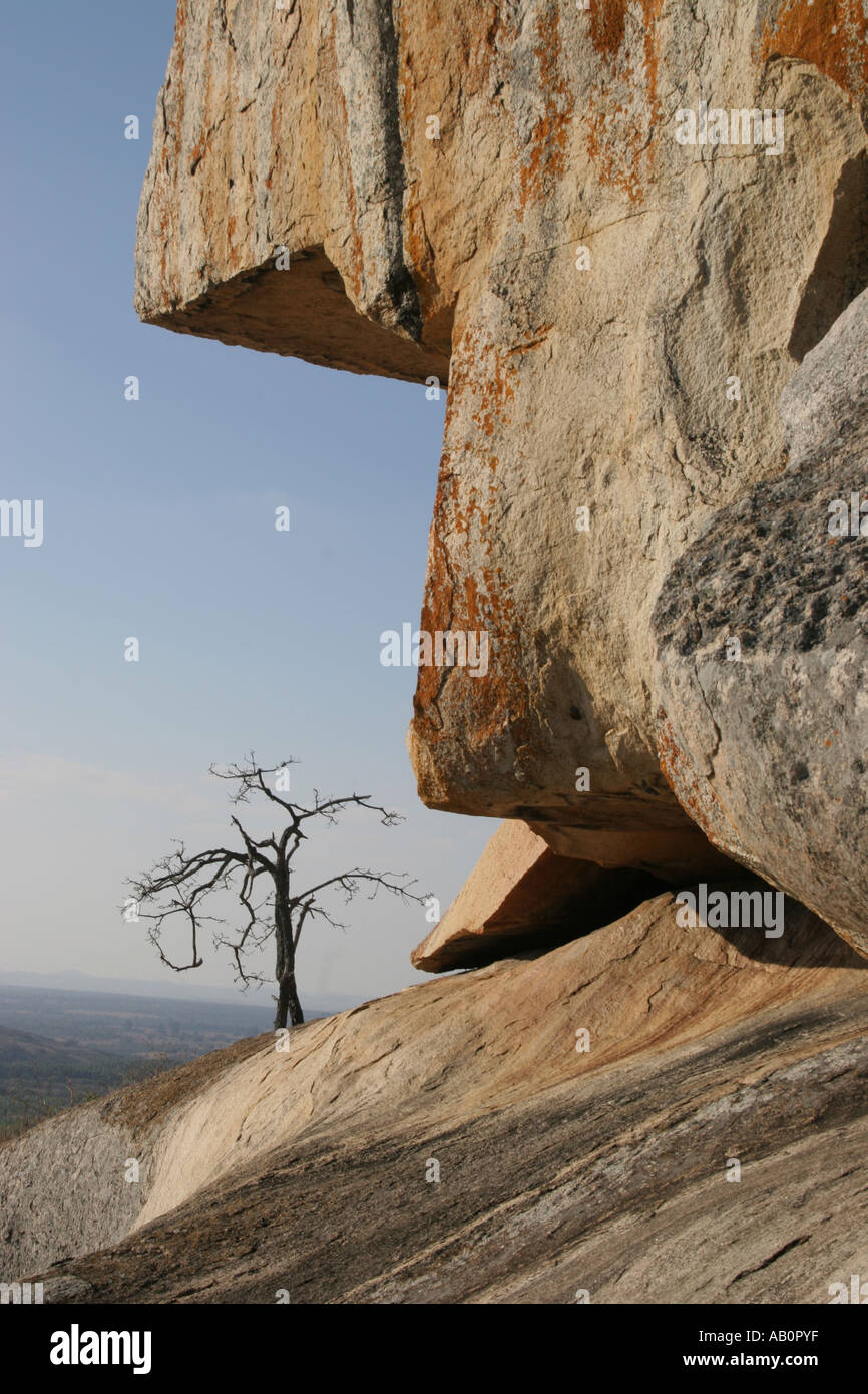 Rock formations near Tsindi Ruins, Zimbabwe, Africa Stock Photo - Alamy