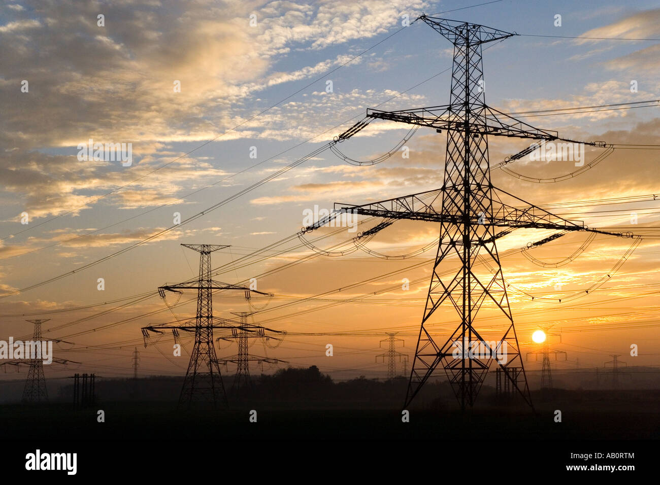 Metal electric poles hi-res stock photography and images - Alamy