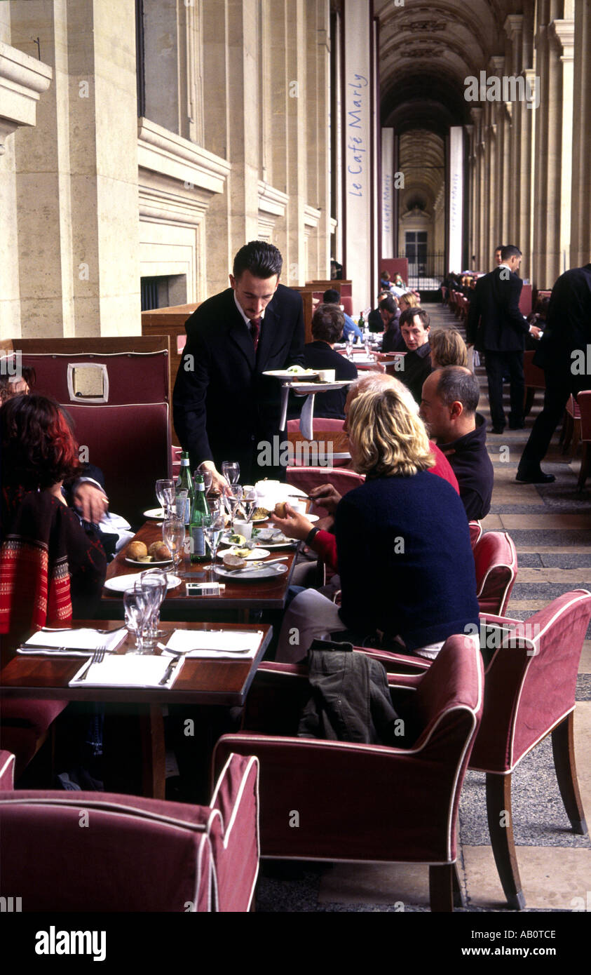 The Cafe Marley in Paris France Stock Photo - Alamy