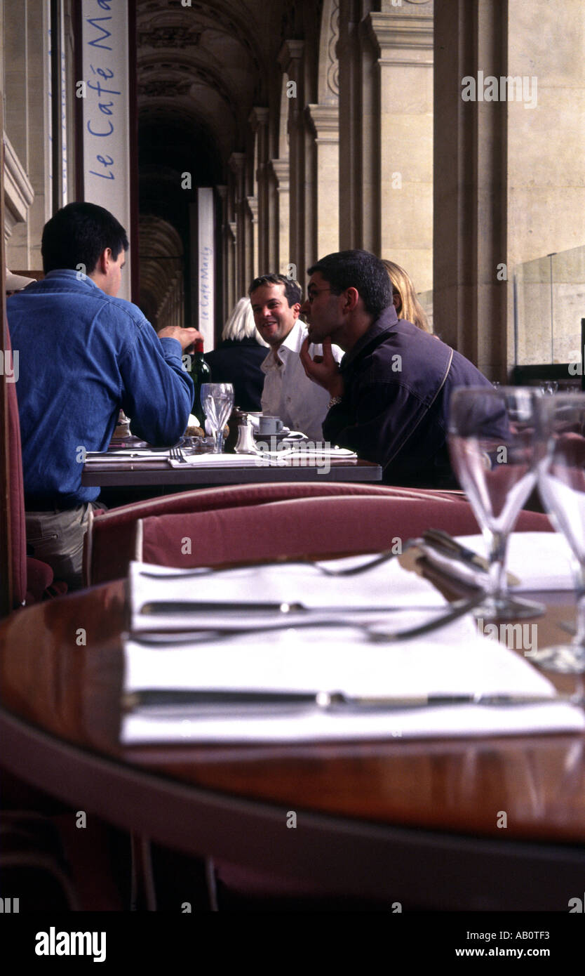 The Cafe Marley in Paris France Stock Photo - Alamy