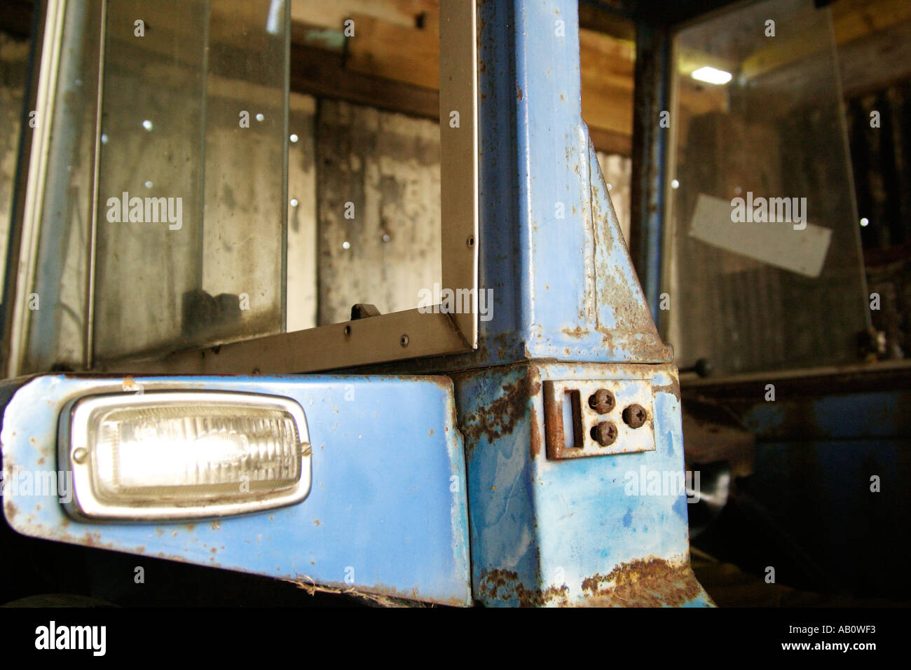 Old Leyland Tractor Wiltshire England 2005 Stock Photo - Alamy