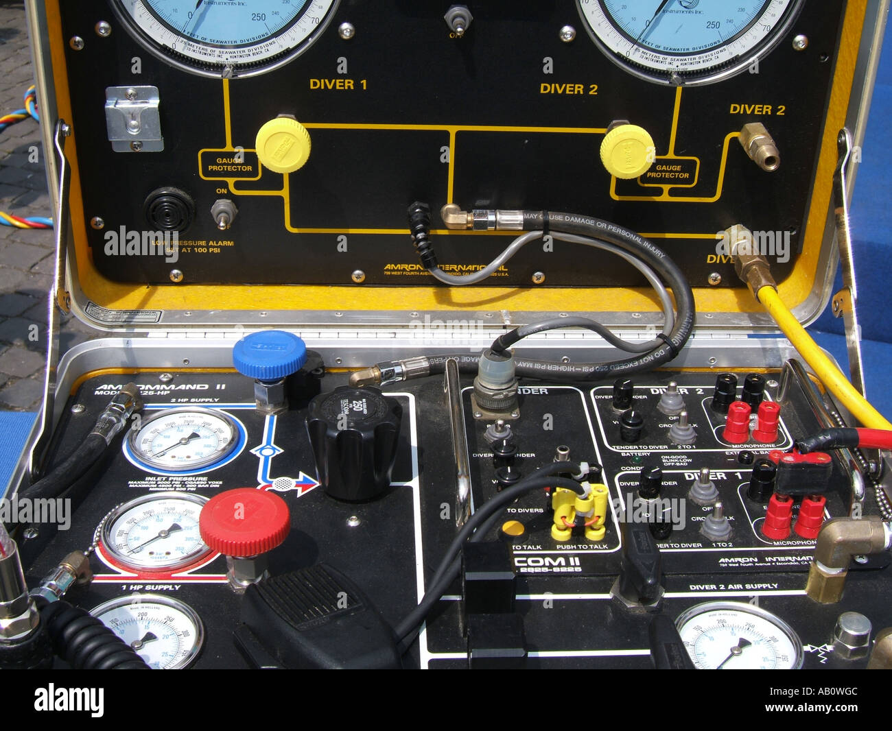 portable underwater diver control centre Stock Photo - Alamy