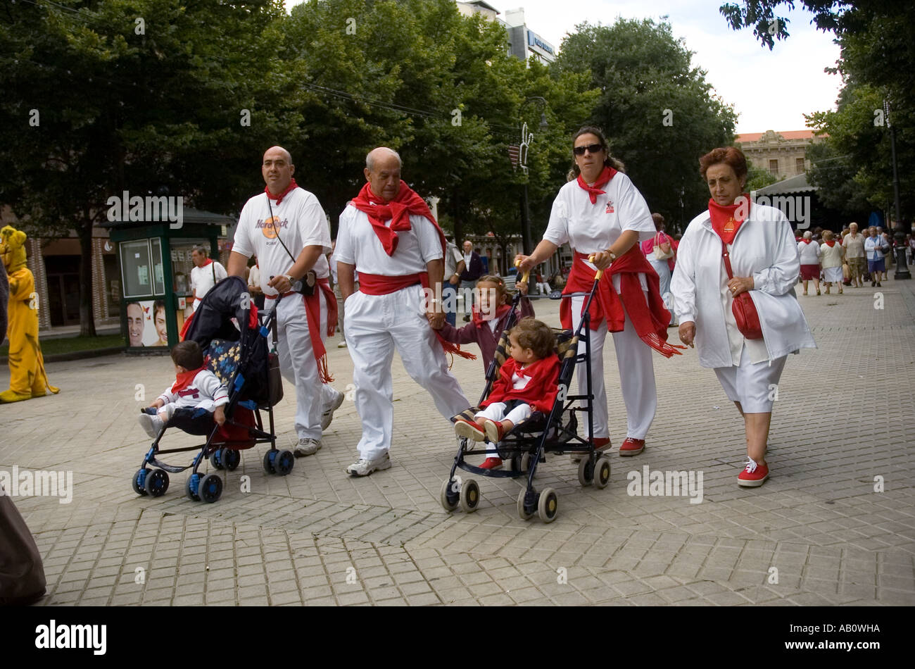 Fiesta de San Fermin, Pamplona, Navarra, Spain Stock Photo - Alamy