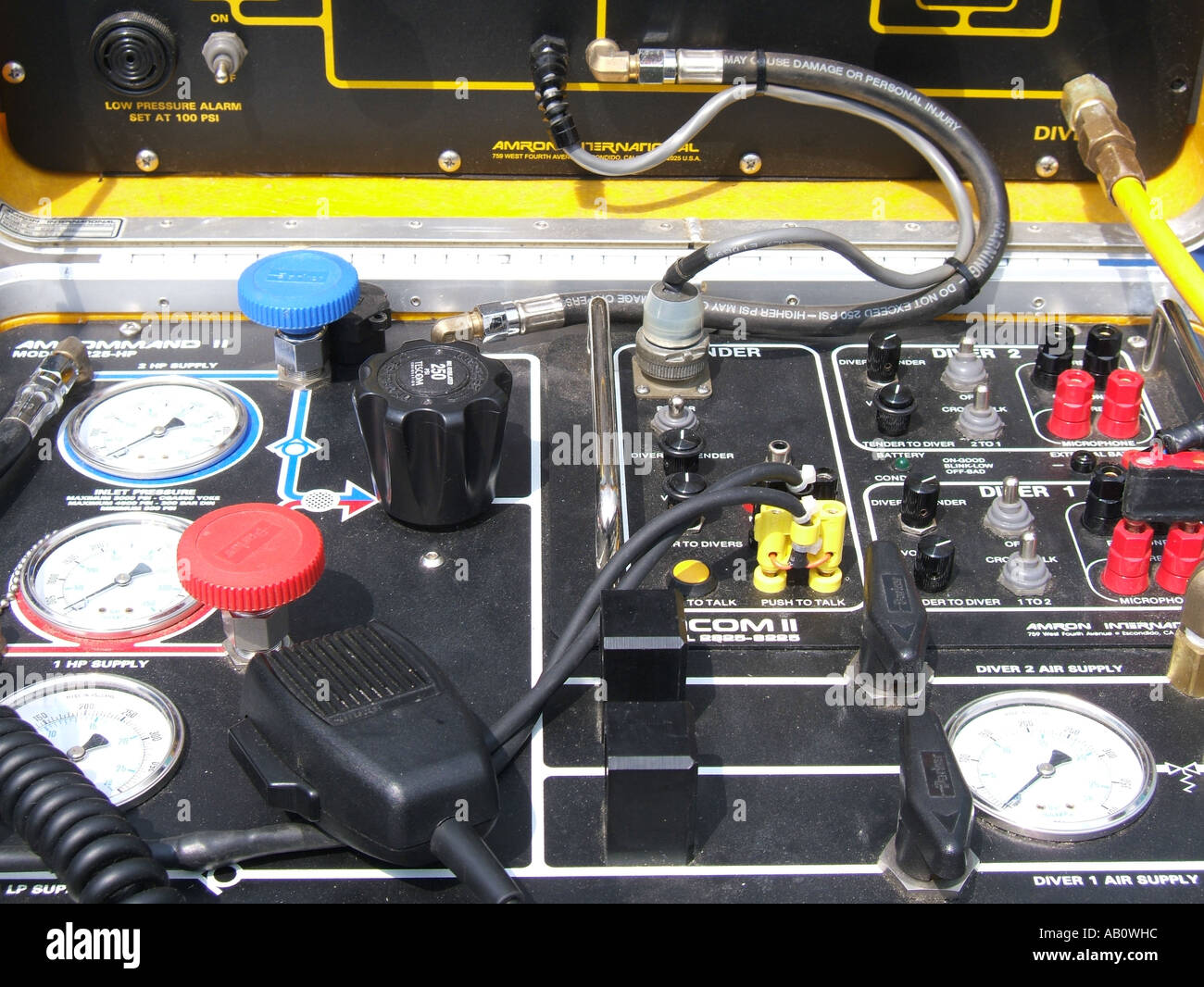 portable underwater diver control centre Stock Photo - Alamy