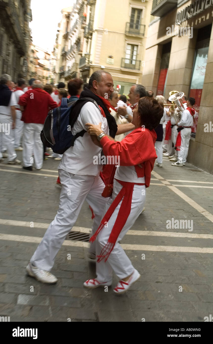 Fiesta de San Fermin, Pamplona, Navarra, Spain Stock Photo - Alamy