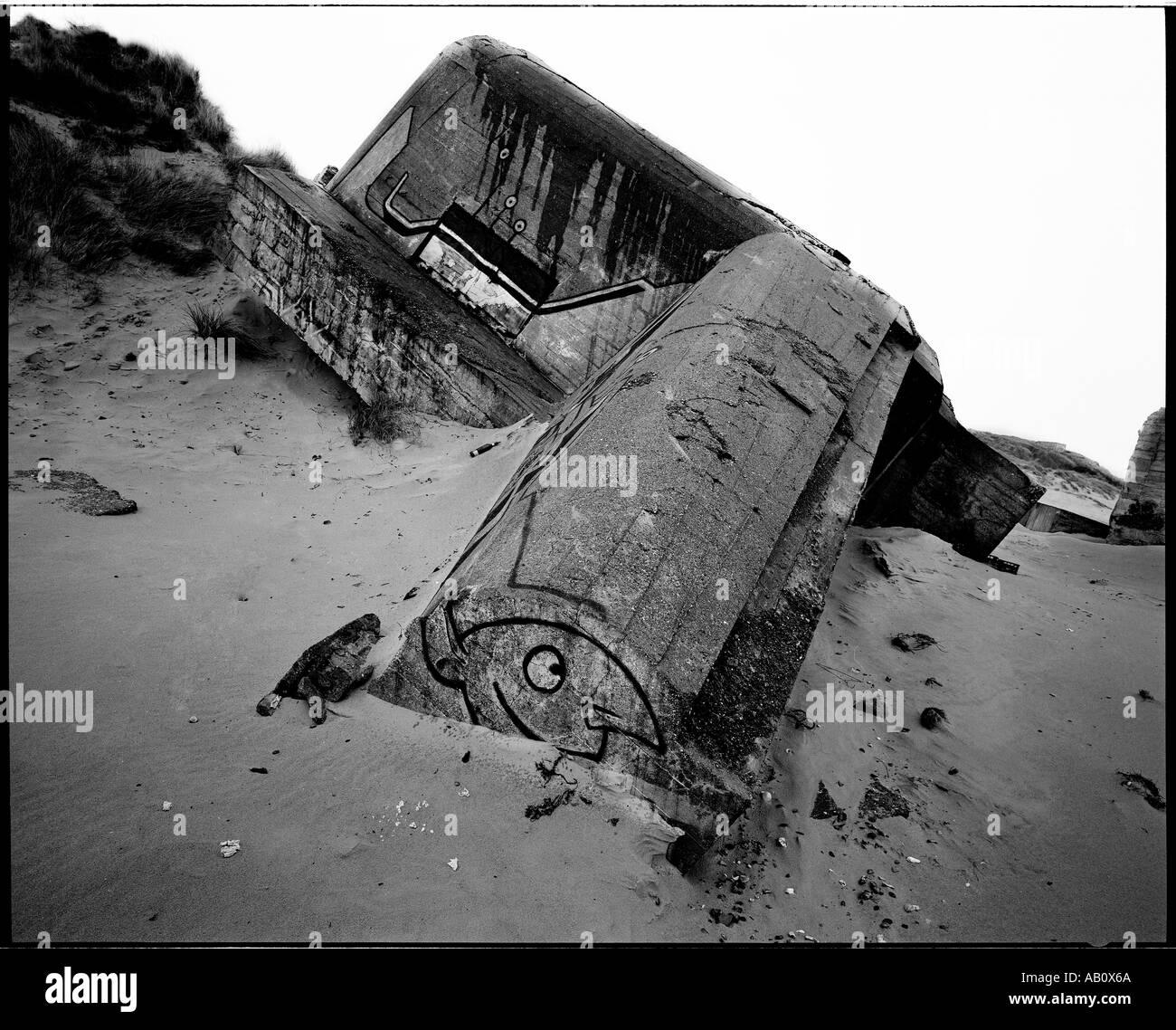 The Atlantic Wall built during WW2 along the Dutch,Belgian and French ...