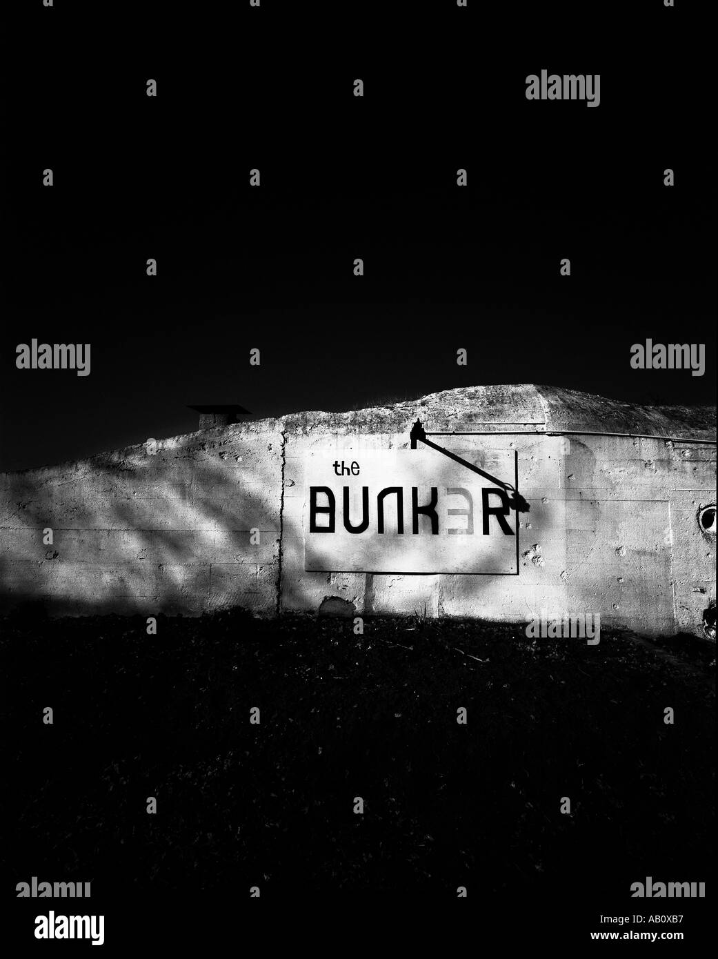 Atlantic Wall built by Germany against Allied attack during WW2. Bunker ...