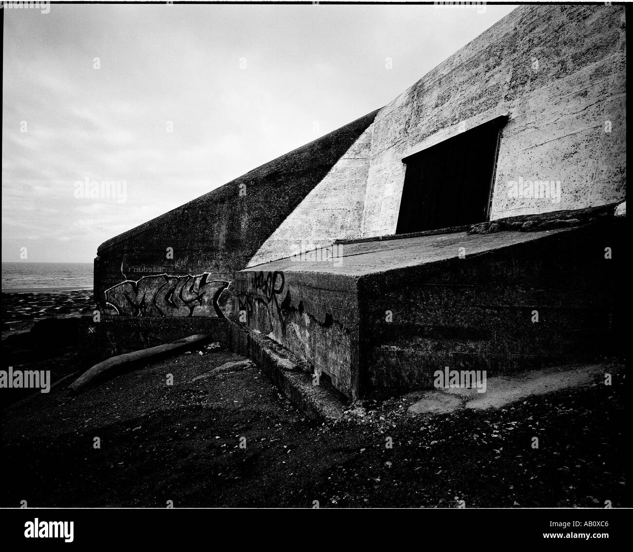 Atlantic Wall built by Germany against Allied attack during WW2 along ...