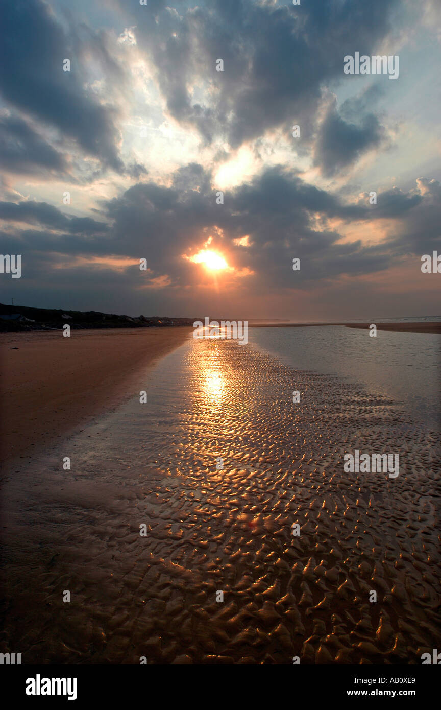 Normandy Beaches in Northern France, the site of the allied invasion of ...