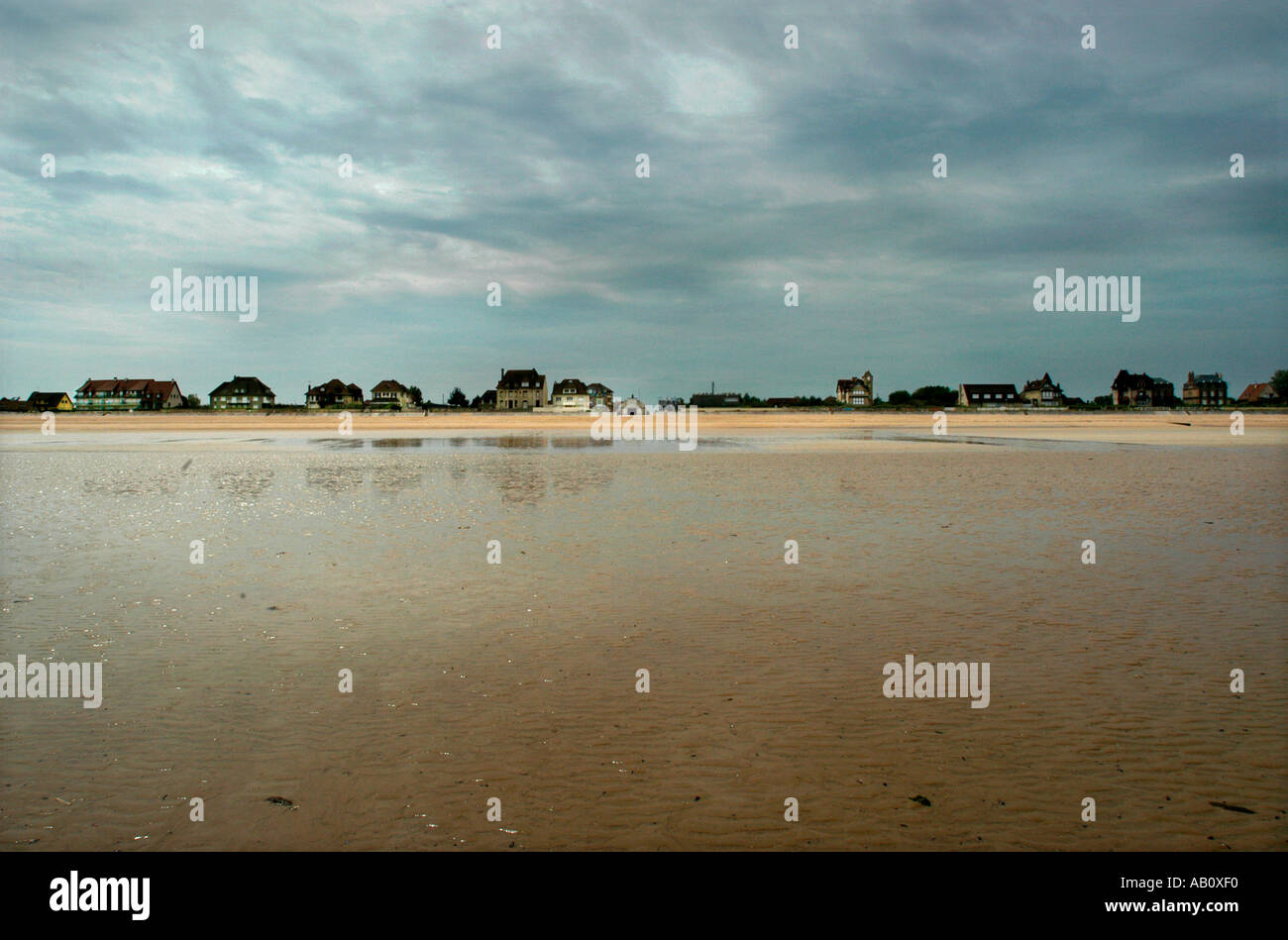 Normandy Beaches in Northern France, the site of the allied invasion of ...