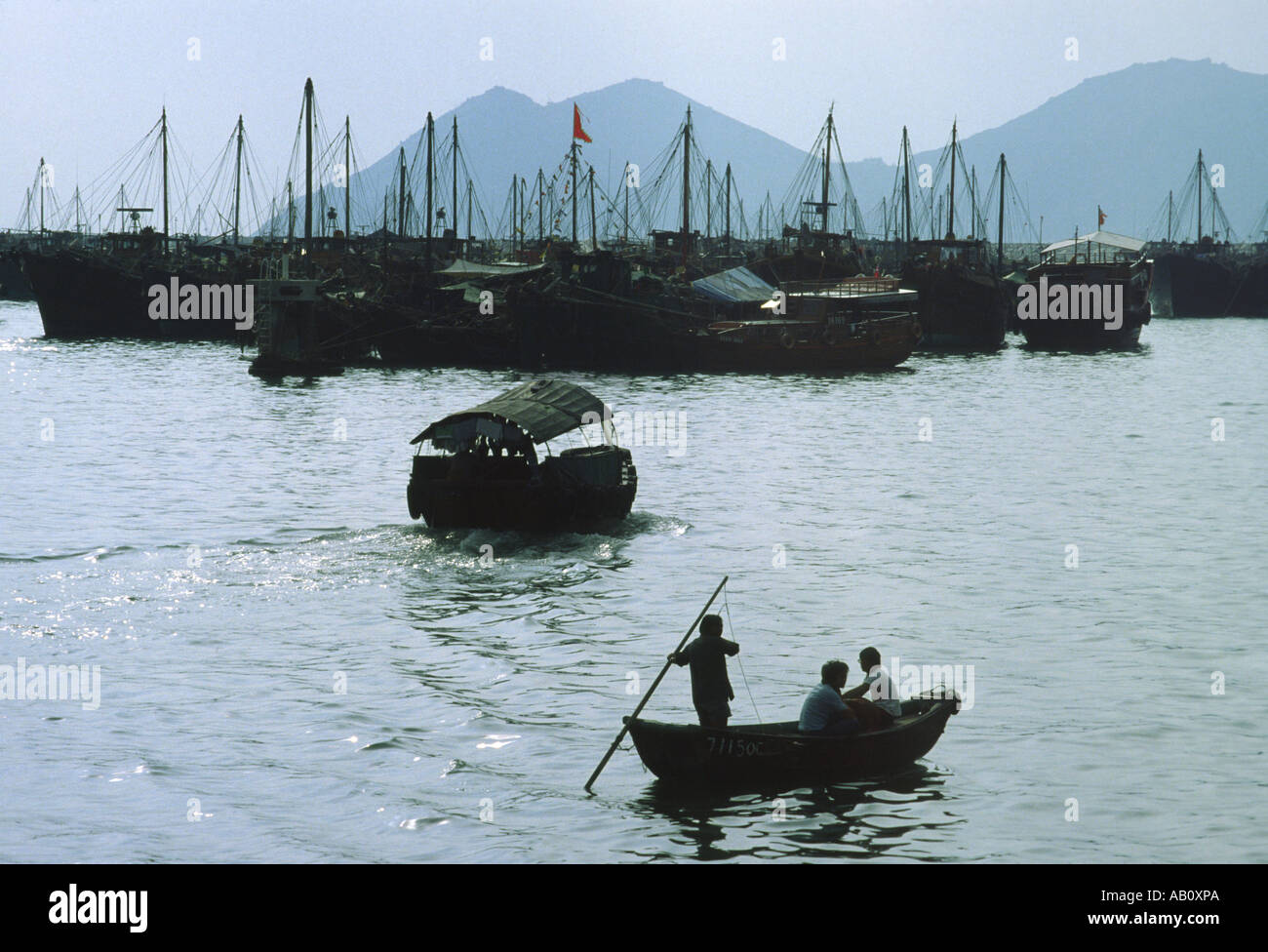Timeless scene at Aberdeen Harbour, Hong Kong 2 Stock Photo - Alamy