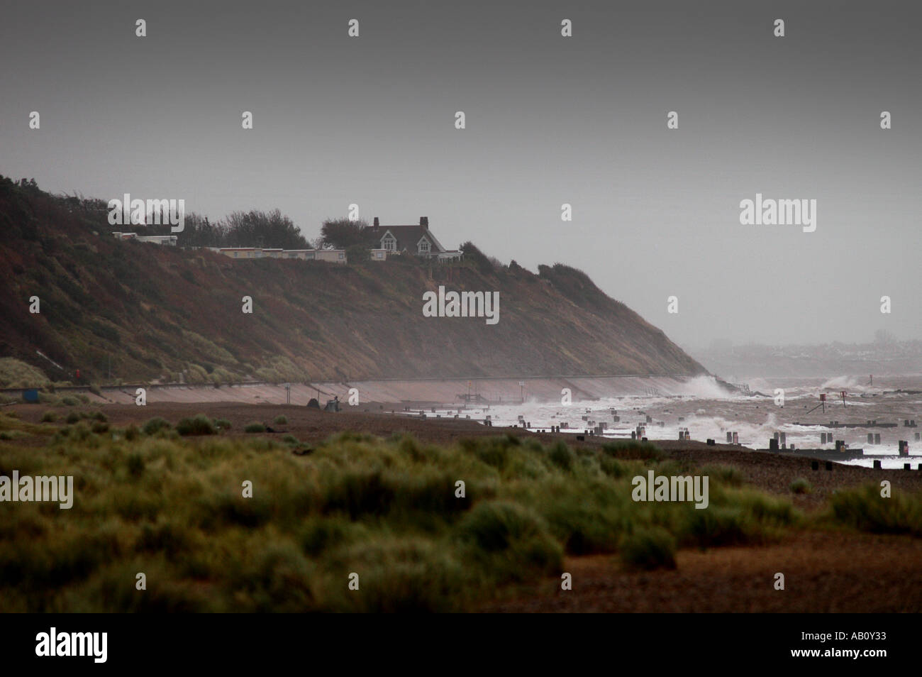 Coastal erosion at Corton on the Norfolk coast, England Stock Photo - Alamy
