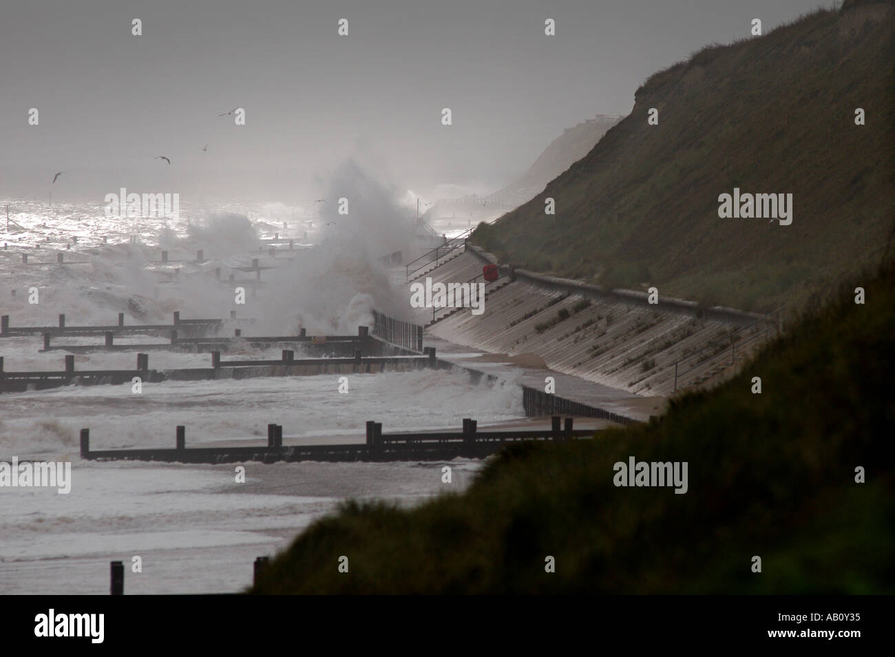 Coastal erosion at Corton on the Norfolk coast, England Stock Photo - Alamy