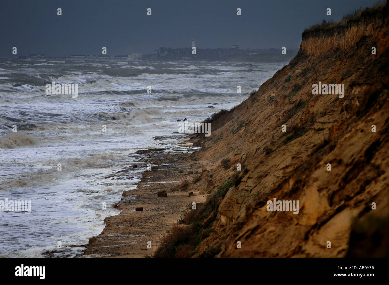 Coastal erosion at Corton on the Norfolk coast, England Stock Photo - Alamy