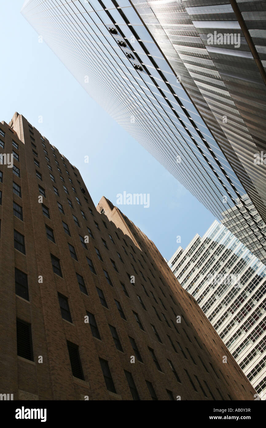 Converging Architecture near Ground Zero New York Stock Photo - Alamy
