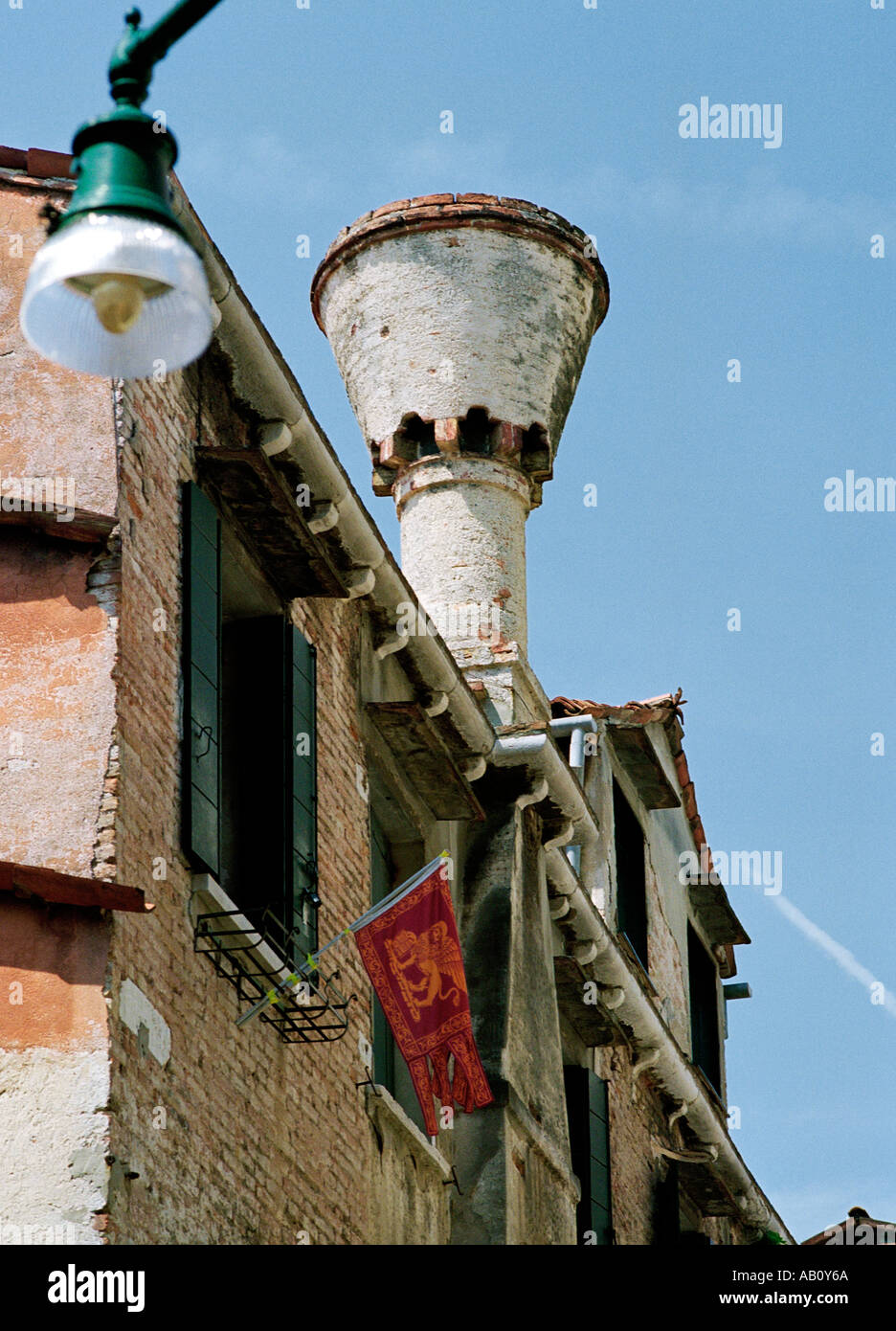 An example of a typical chimney of a shape peculiar to Renaissance ...