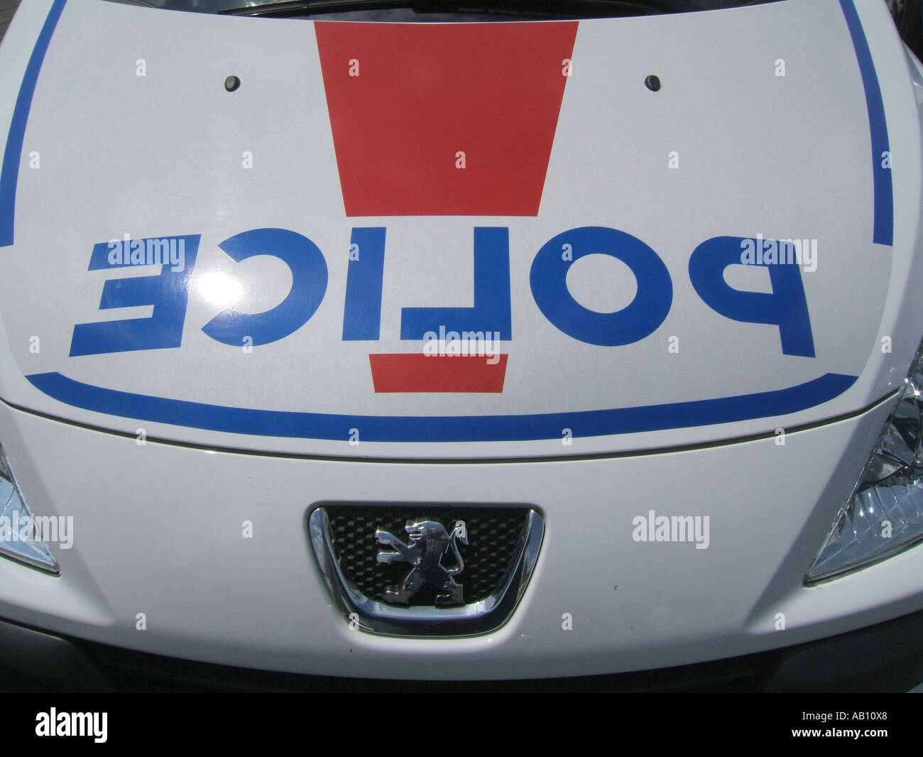 french police car Stock Photo - Alamy