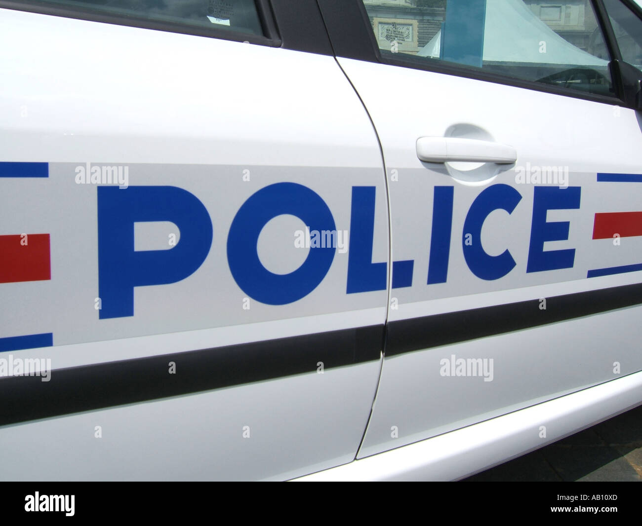 french police car Stock Photo - Alamy
