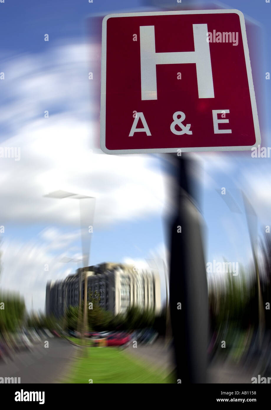 Through the eyes of a patient approaching a hospital Stock Photo - Alamy