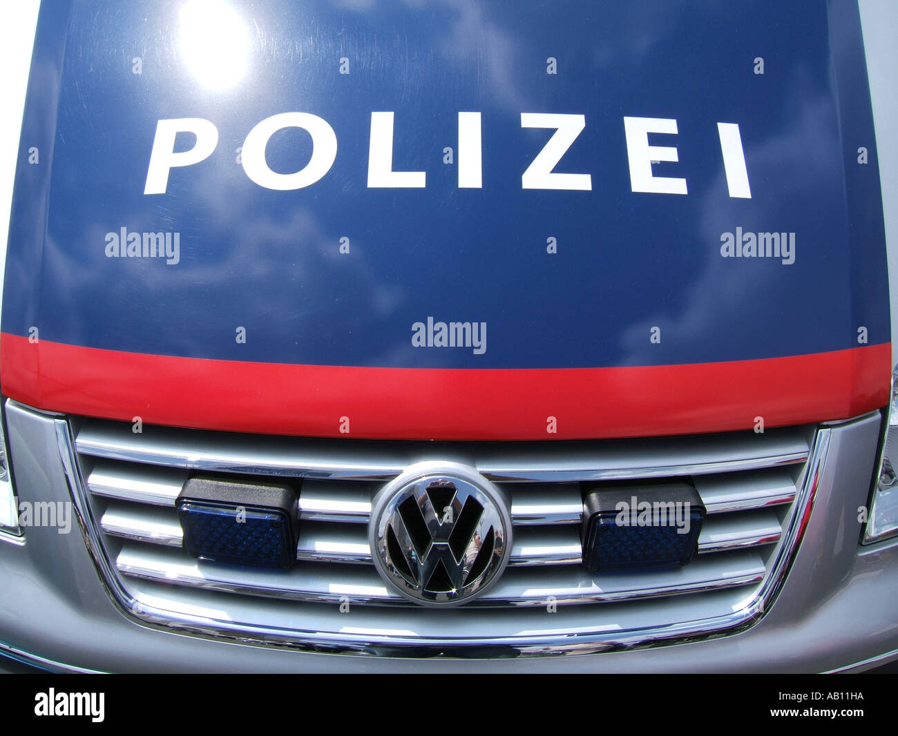 austrian police car Stock Photo - Alamy