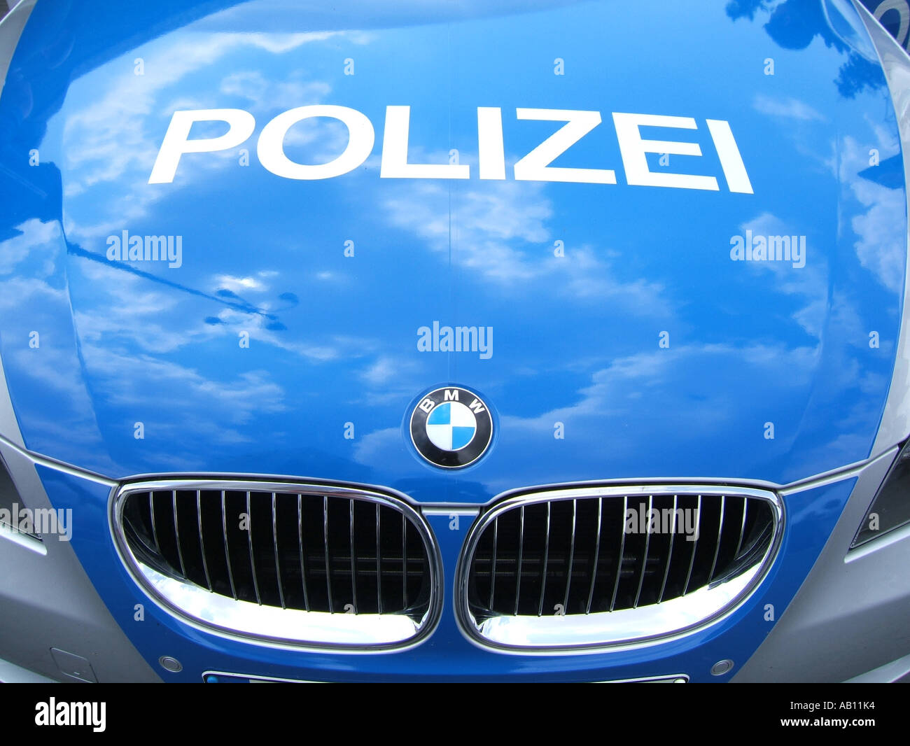 german police car Stock Photo - Alamy