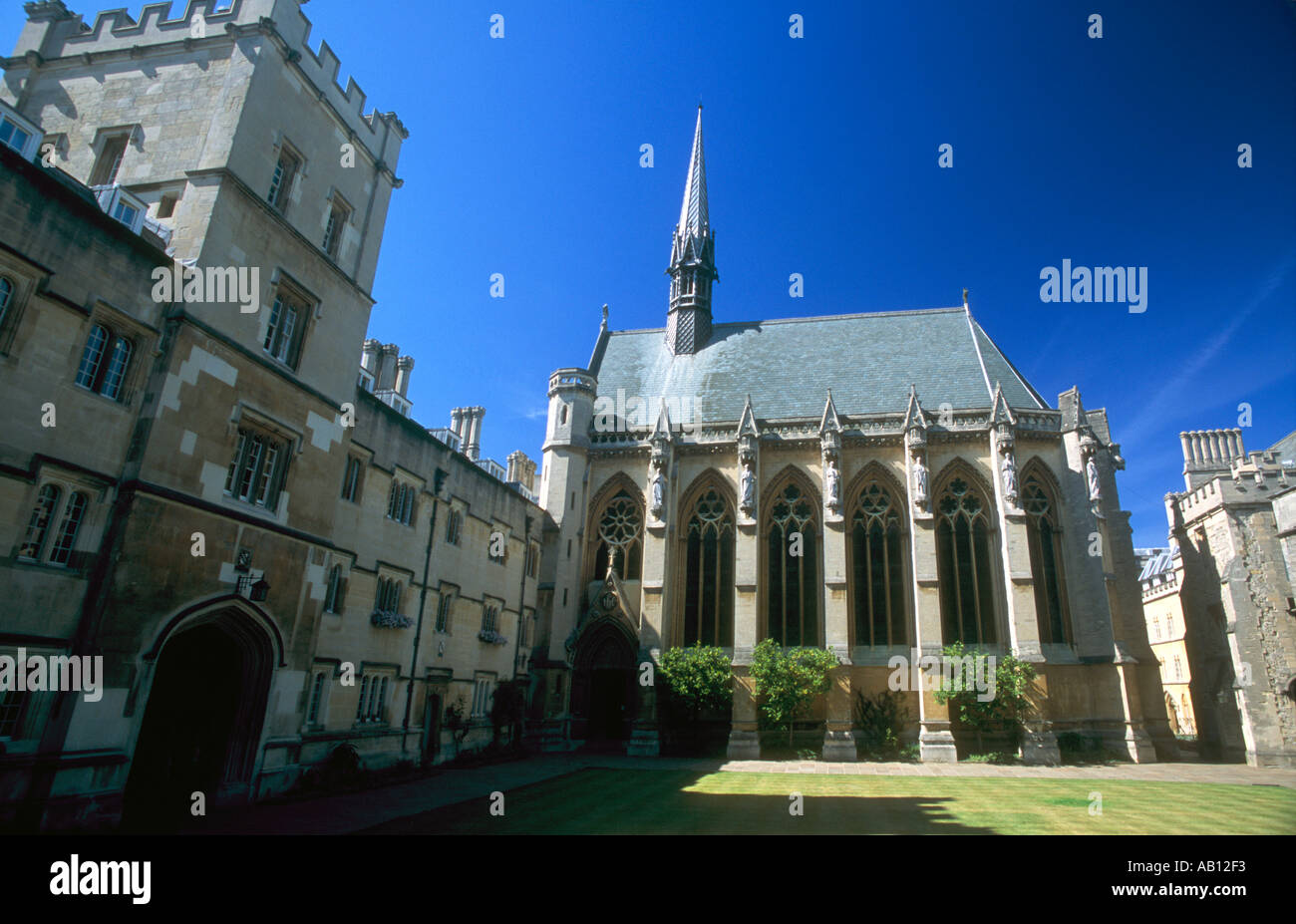Exeter college chapel spire hi-res stock photography and images - Alamy