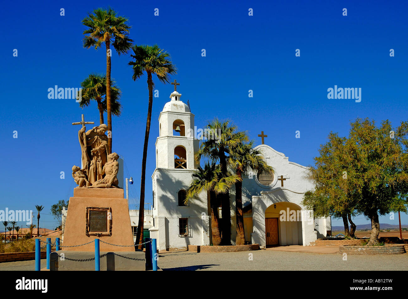 The Saint Thomas Indian Mission at Yuma, Arizona USA Stock Photo - Alamy