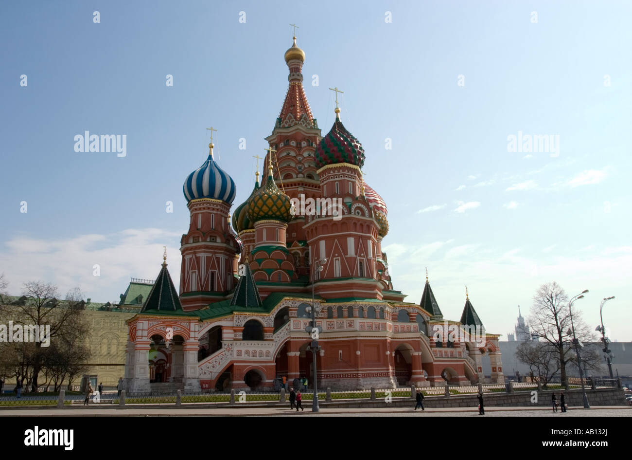 Saint st basils cathedral kremlin red square moskva hi-res stock ...