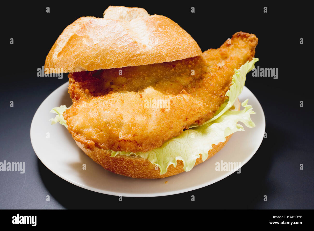 Fish burger FoodCollection Stock Photo - Alamy