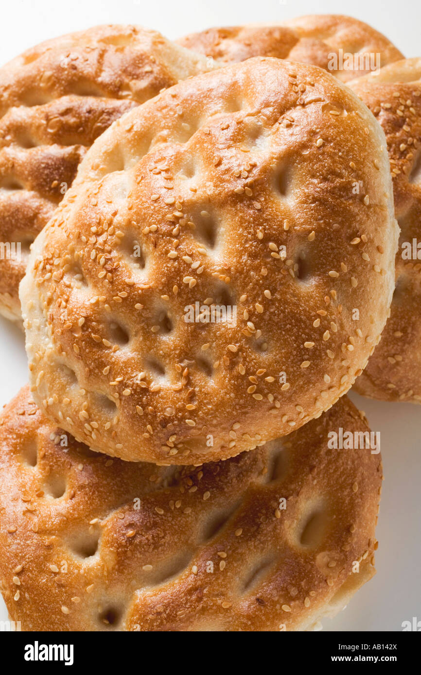 Sesame rolls FoodCollection Stock Photo - Alamy