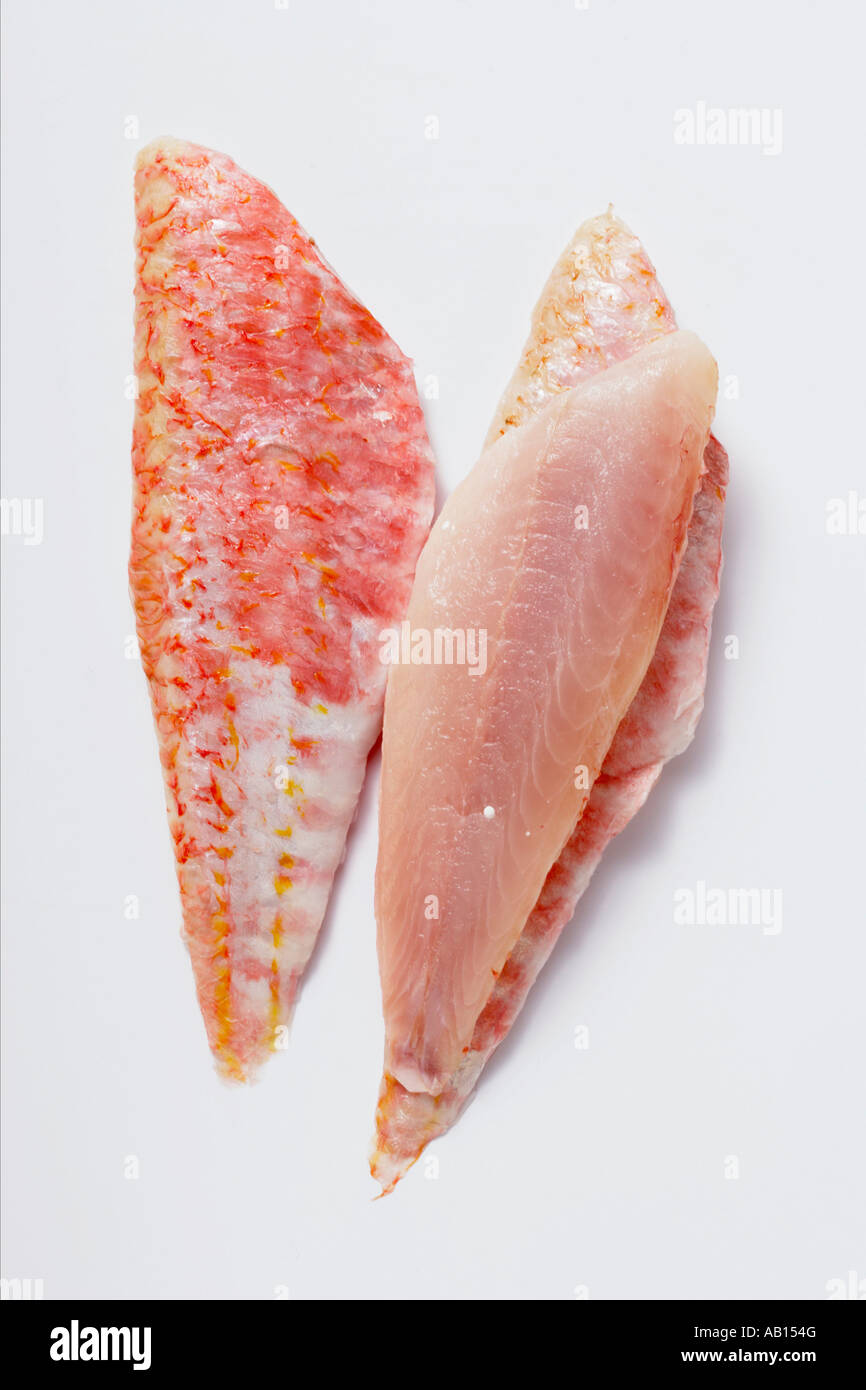 Three red mullet fillets FoodCollection Stock Photo - Alamy