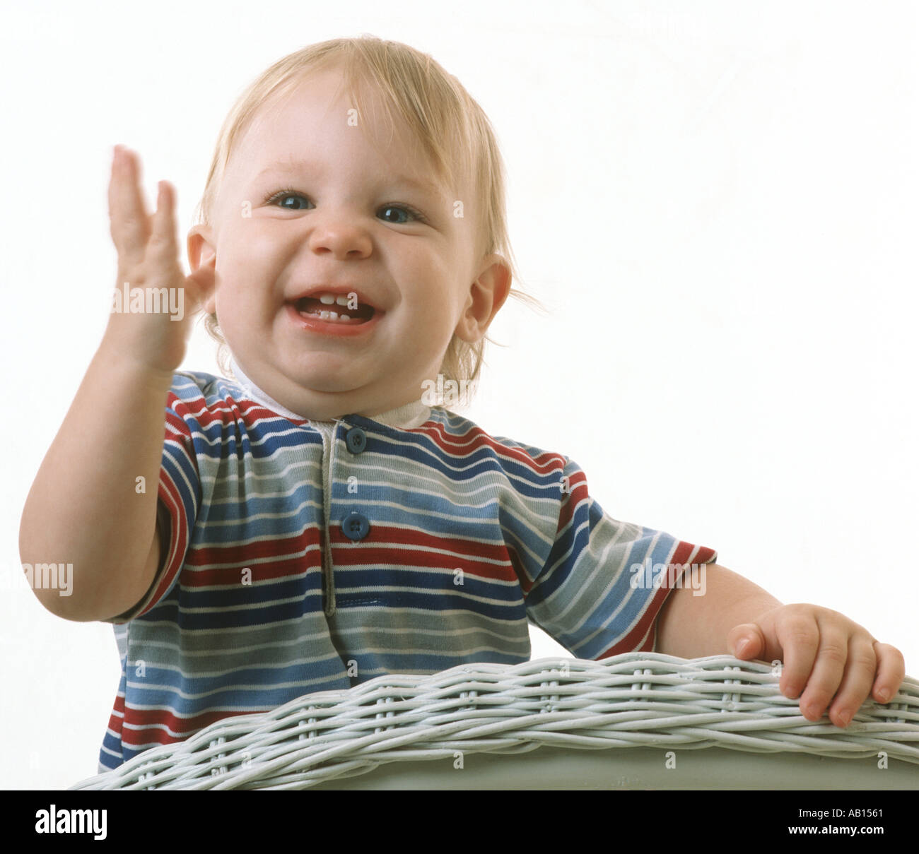 happy baby making a speech Stock Photo - Alamy