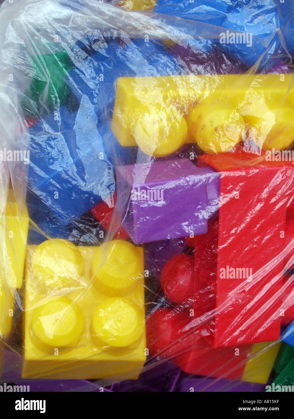 child's leggo type building bricks Stock Photo - Alamy