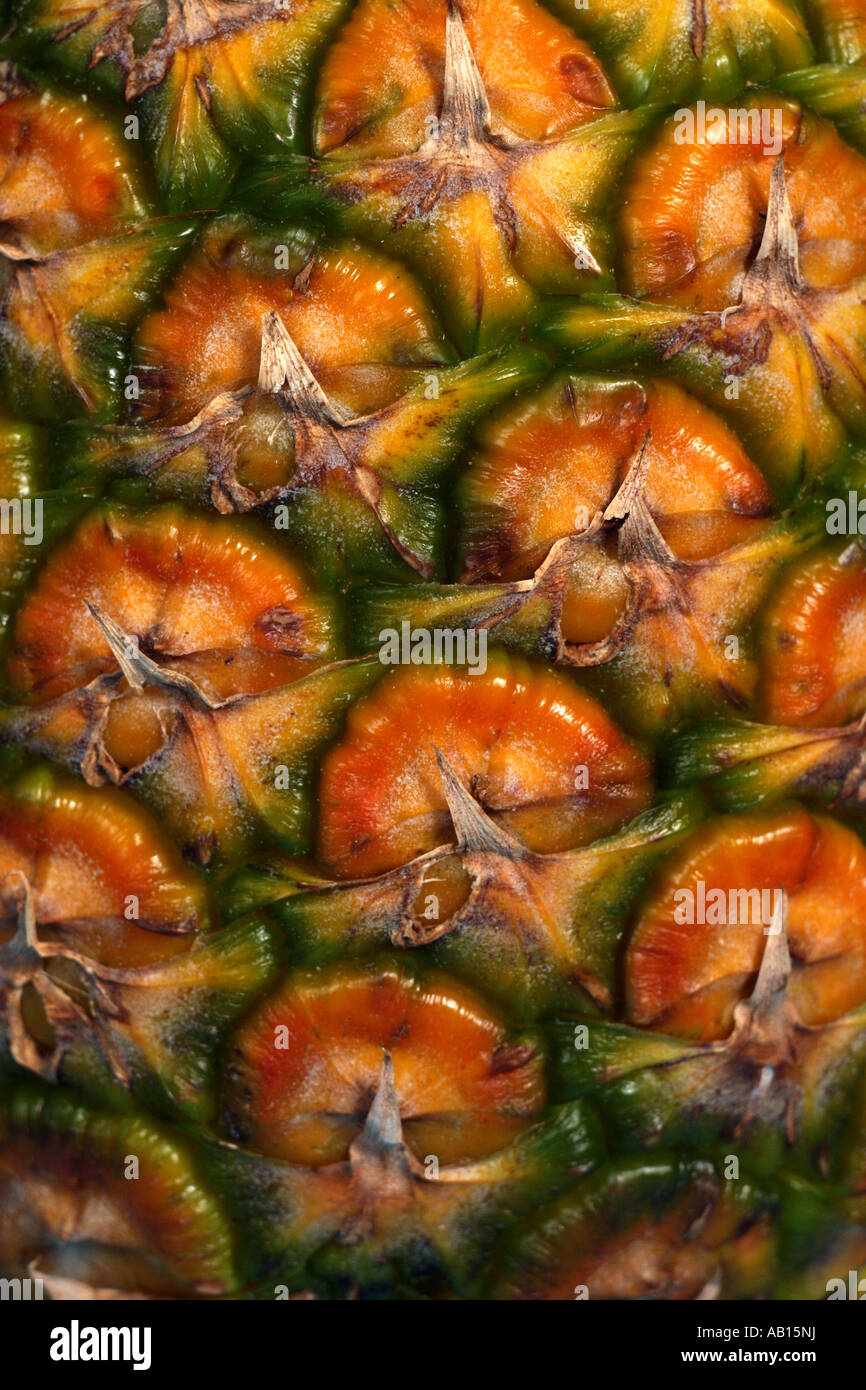 Close up of pineapple skin Stock Photo - Alamy