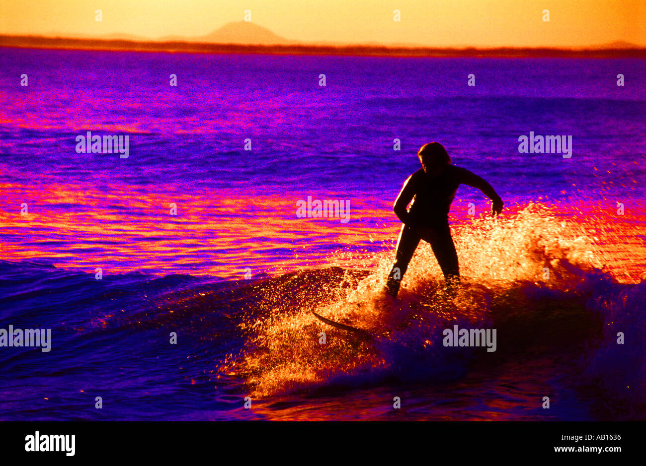 Psychedelic Surfer Noosa Queensland Australia Stock Photo - Alamy