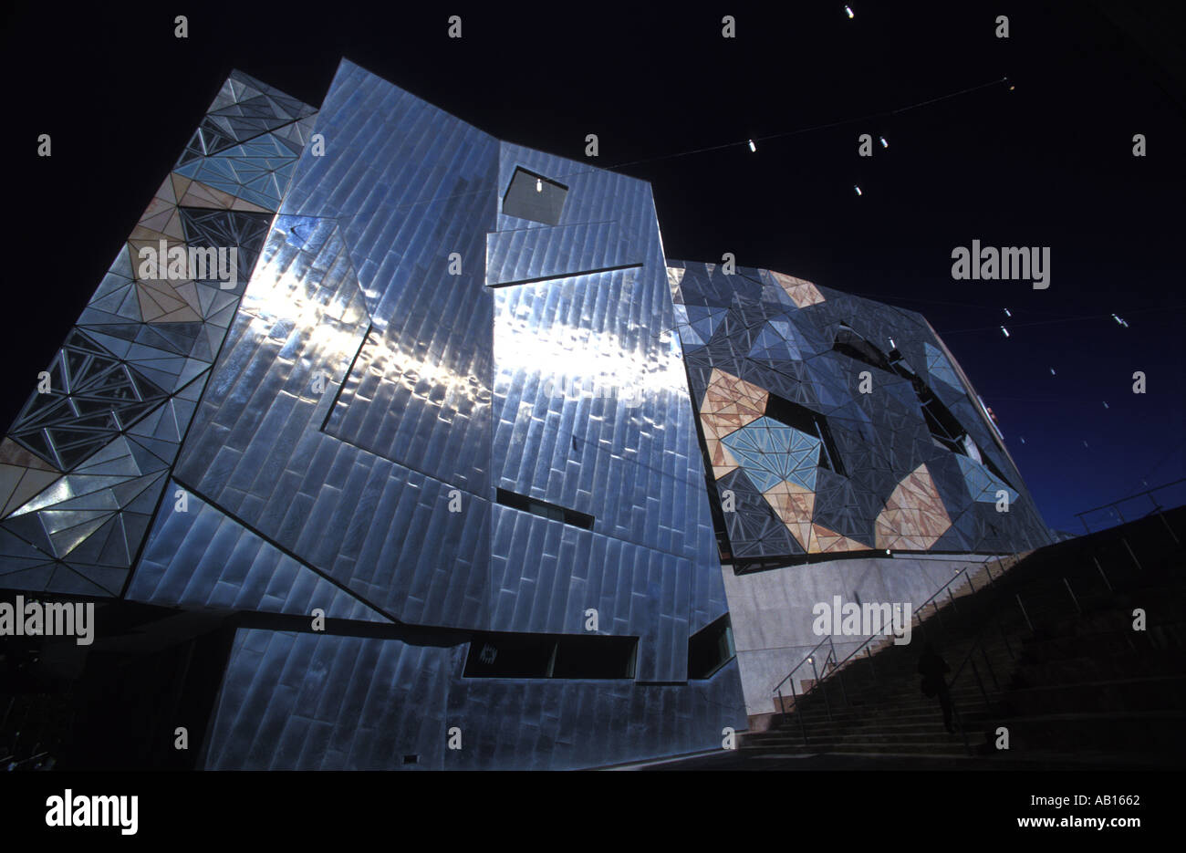 Glass structure federation square architecture hi-res stock photography ...