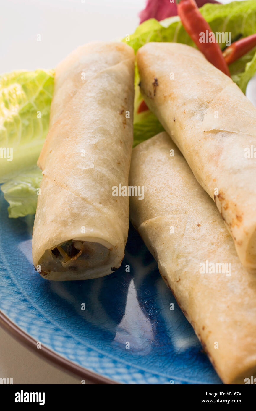 Spring rolls FoodCollection Stock Photo - Alamy