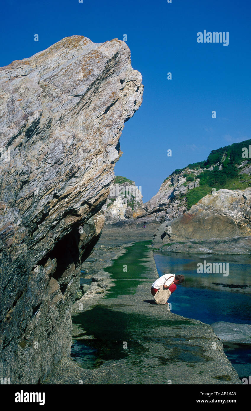 COMBE MARTIN DEVON ENGLAND Europe Devon Stock Photo - Alamy