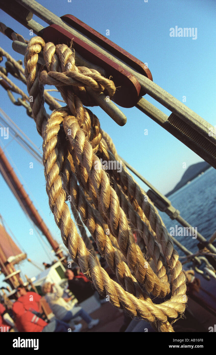 Hanging Rope Coil Stock Photos & Hanging Rope Coil Stock Images - Alamy